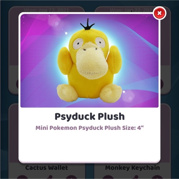 Toys | Psyduck Plush Mini Pokmon Psyduck Plush 4 New | Poshmark